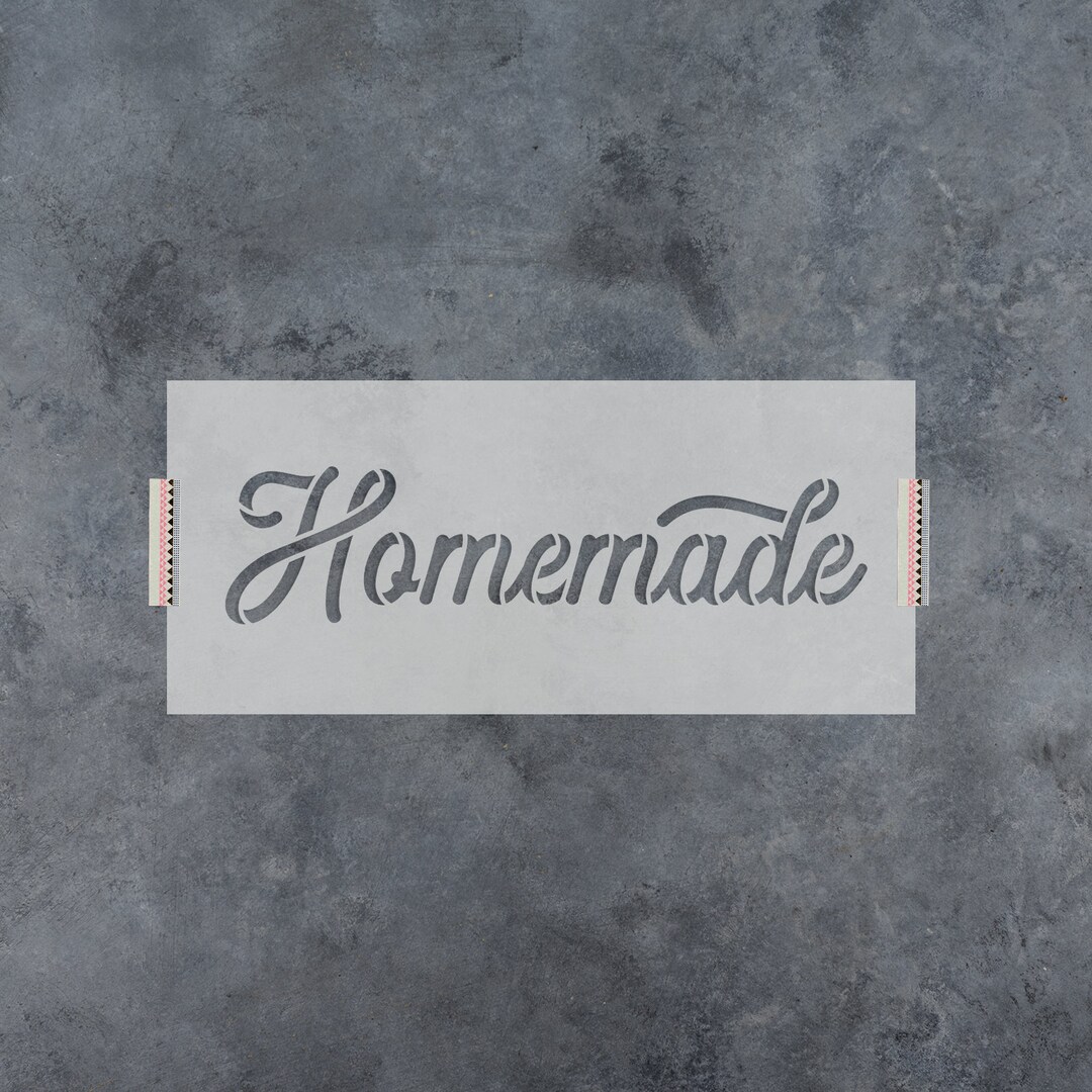 Homemade Decor Sign Stencil - Reusable Homemade Decor Sign Stencils ...