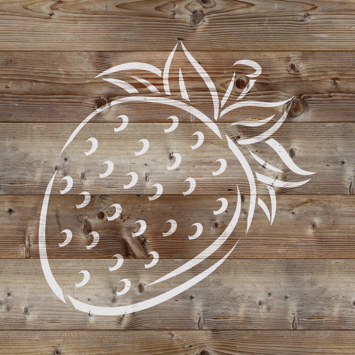 Strawberry Stencil for Baking, Fruit Stencils for Art, Berry Design ...