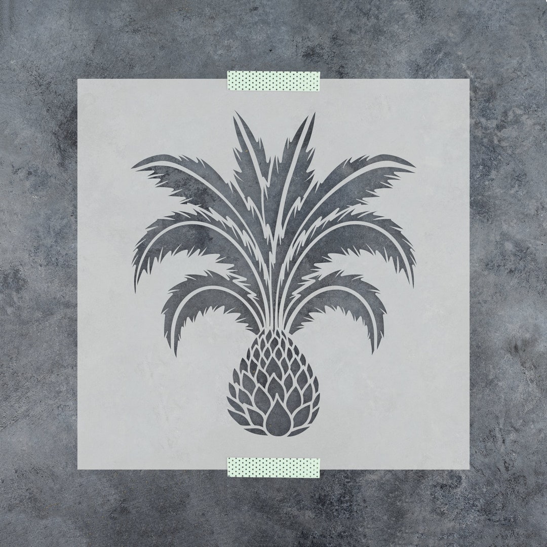 Palm Tree Stencil - DIY Palm Tree Stencil, Reusable Palm Tree Stencils ...