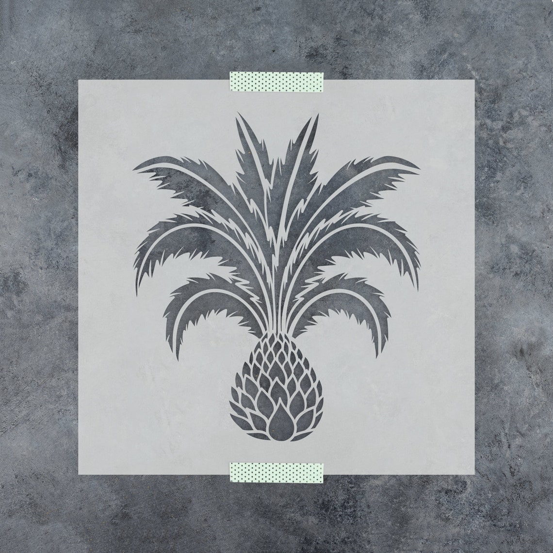 Palm Tree Stencil DIY Palm Tree Stencil Reusable Palm Tree - Etsy