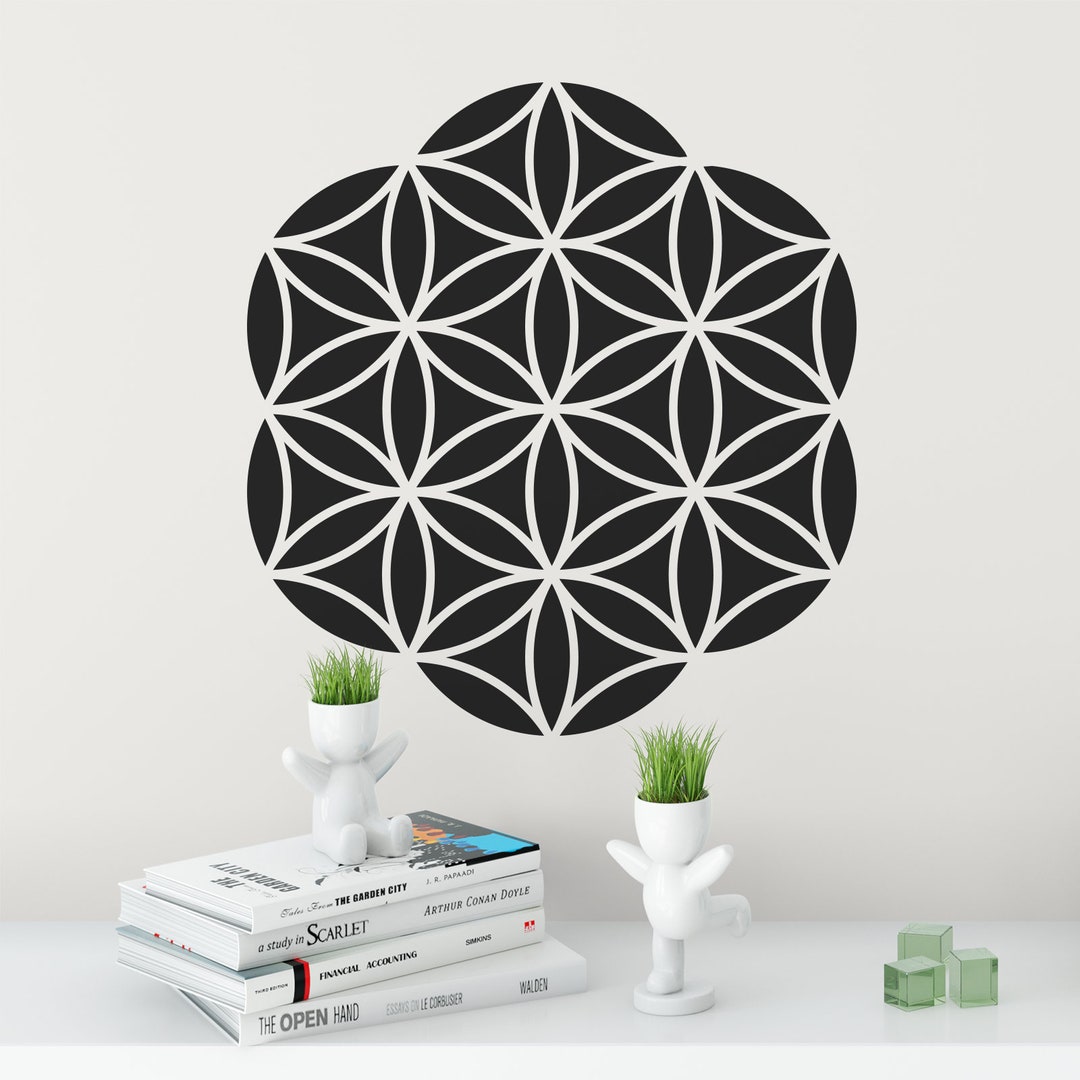 Flower of Life Stencil - Reusable DIY Craft Stencil of Flower of Life ...
