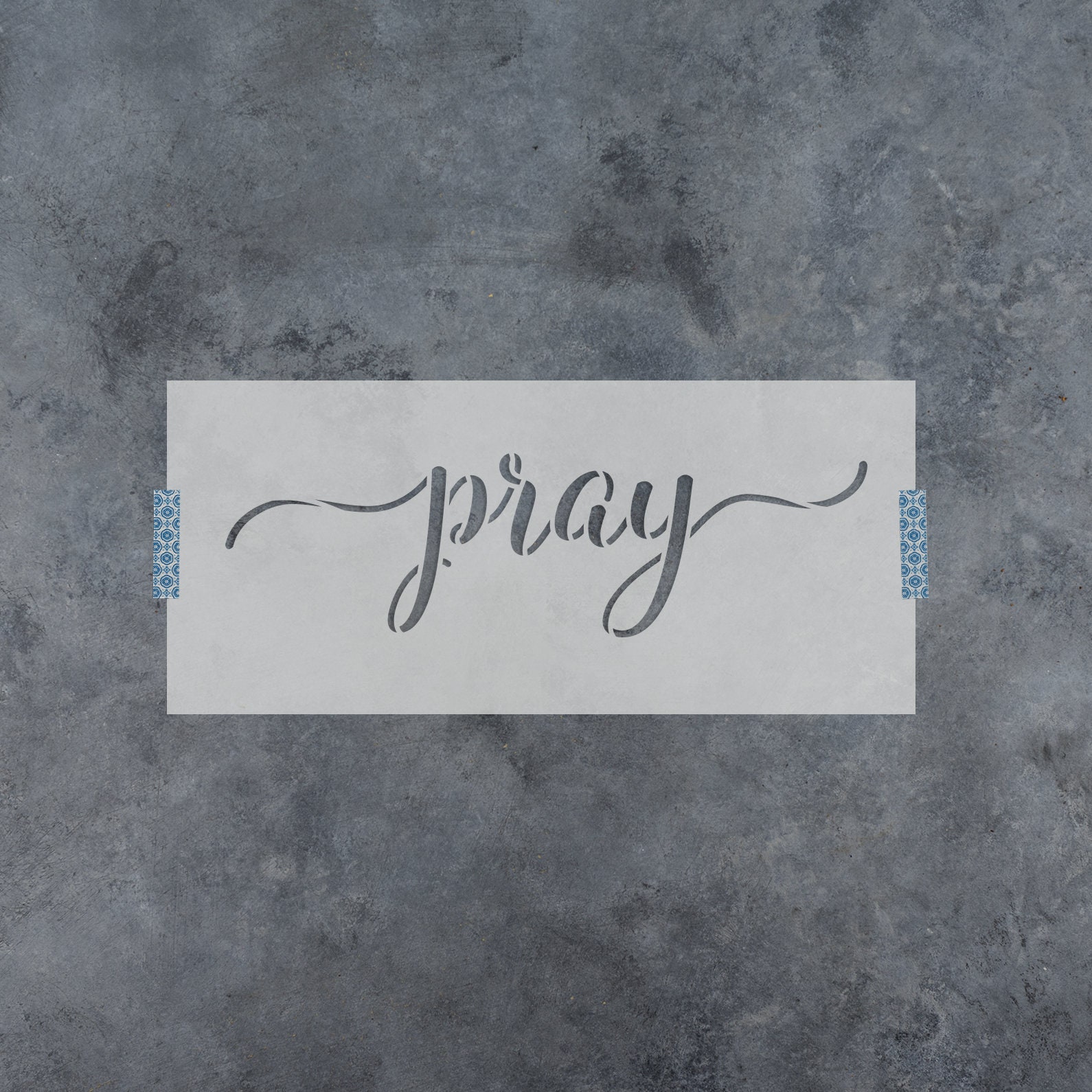 Pray Stencil Pray Stencils for Crafts Pray Stencil Designs - Etsy