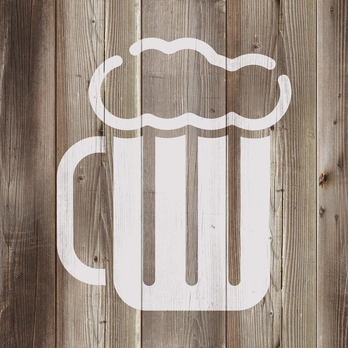 Beer Mug Stencil - Reusable Beer Mug Stencils, Large Beer Mug Stencil ...