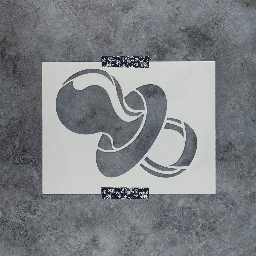 Baby Shower Pacifier Stencil - Baby Stencil, Shower Stencil, Pacifier ...