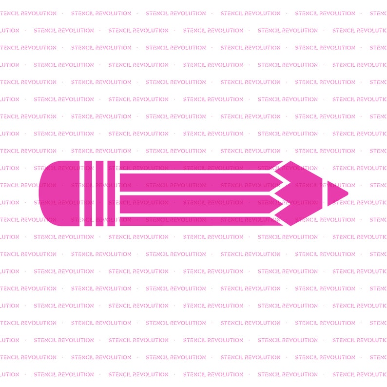 Pencil Craft Stencil - Pencil Stencils for Crafts, Mylar Pencil Stencil ...