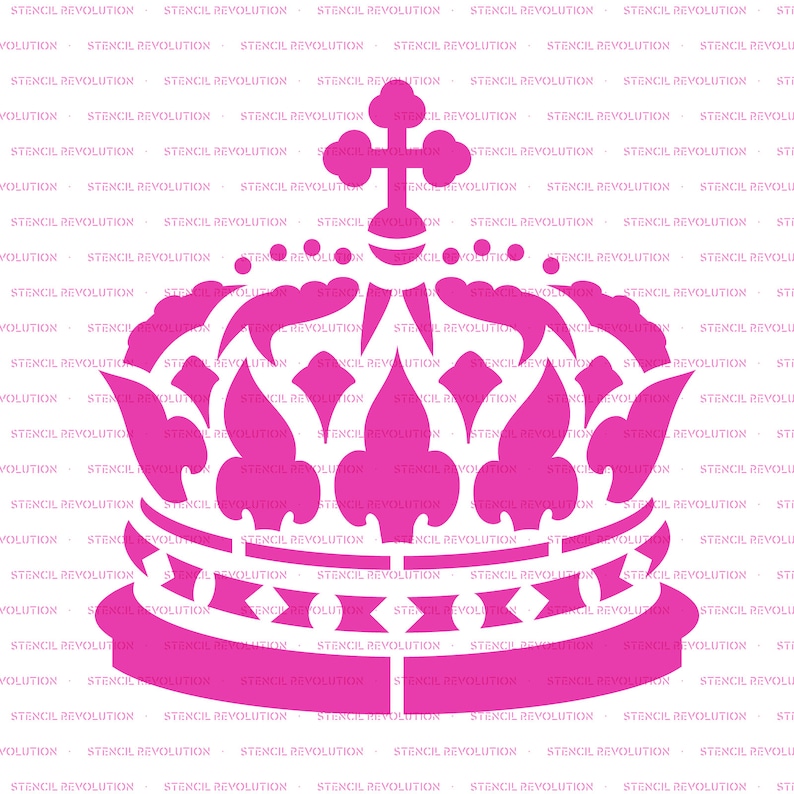 Queen Crown Stencil Crown Stencil Queen Stencil Crown - Etsy