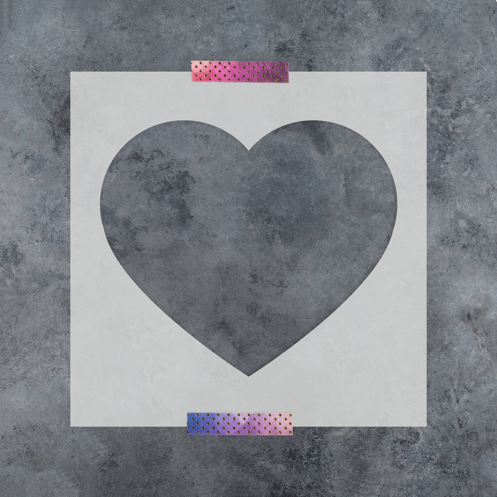 Heart Stencil - Crafting Heart Stencil, Large Heart Stencils, Stencil ...