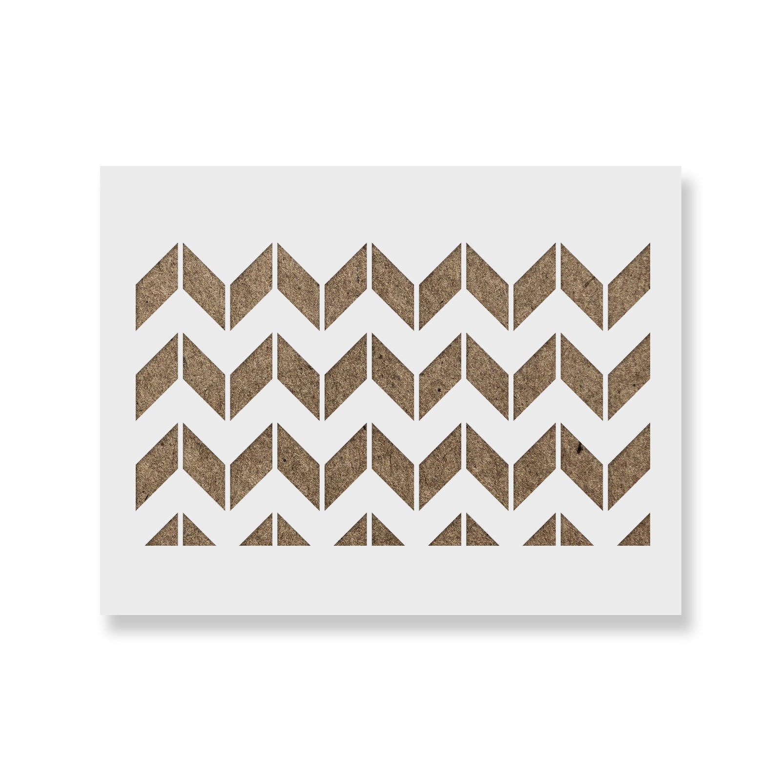 Chevron Horizontal Wall Stencil Wall Stencils Pattern - Etsy