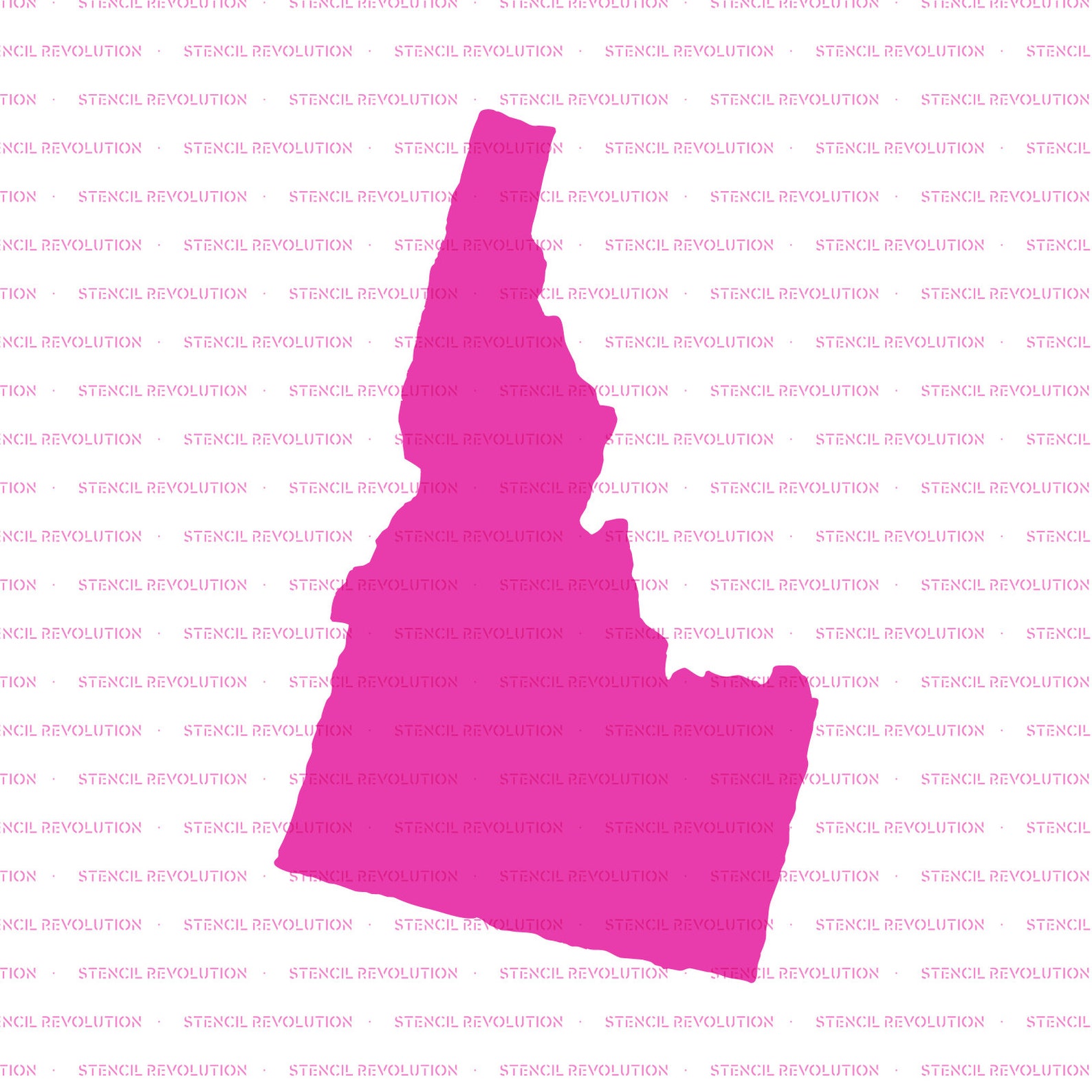 Idaho State Stencil Mylar Plastic Stencils for Art Crafts and ...