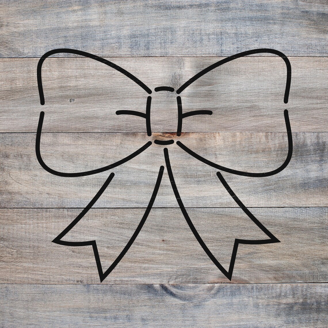 Bow Ribbon Stencil Craft Stencils of a Bow Ribbon Bow - Etsy
