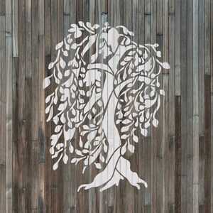 Willow Tree Stencil - Reusable Stencils for Painting - Willow Stencil ...