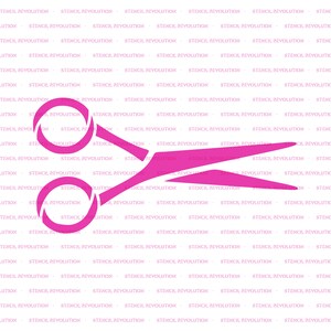 Scissors Stencil - Scissors Stencils for Crafts, Mylar Scissors Stencil ...