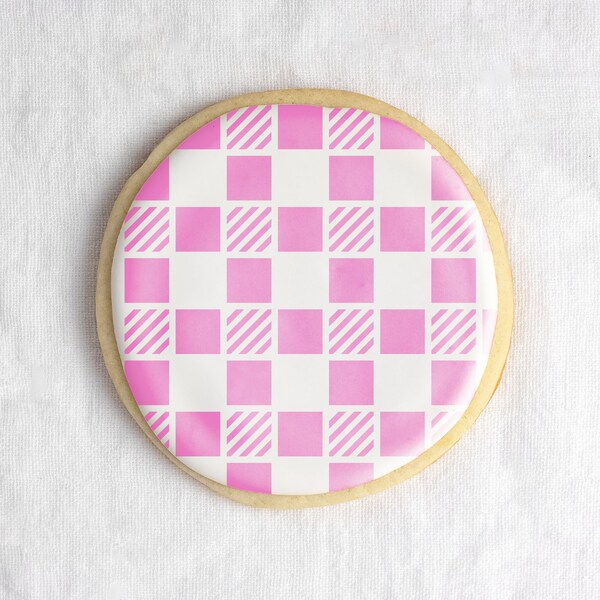 Buffalo Check Stencil - Etsy