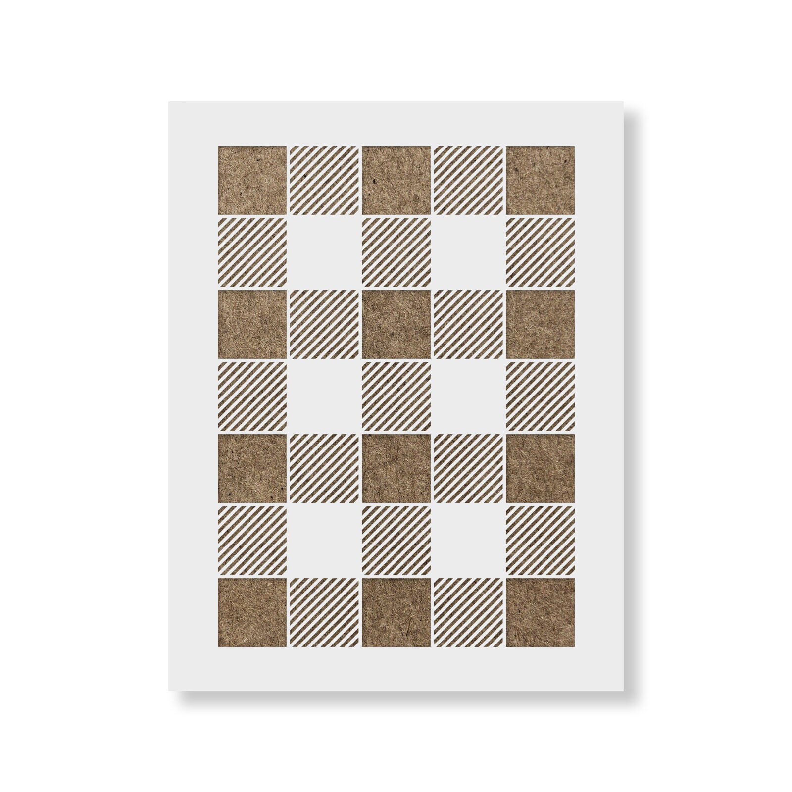 Buffalo Check Stencil Pattern - Buffalo Plaid, Wall Stencils, Buffalo ...