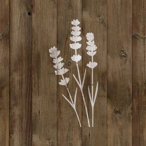 Lavender Stencil - Lavender Stencils, Flower Stencils for Painting ...