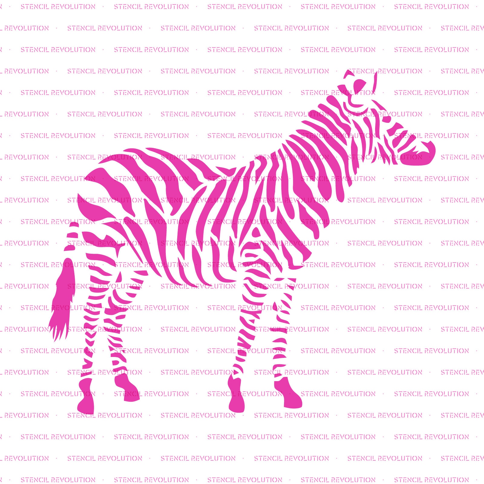 Zebra Stencil - Reusable Zebra Stencils, Large Zebra Stencil, Zebra ...