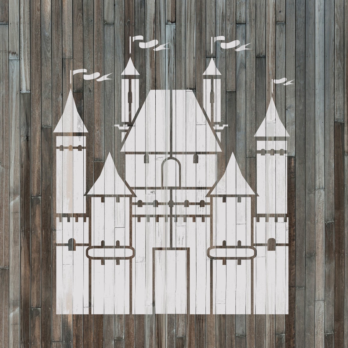 Magical Castle Stencil - Reusable Stencils for Painting - Create DIY ...