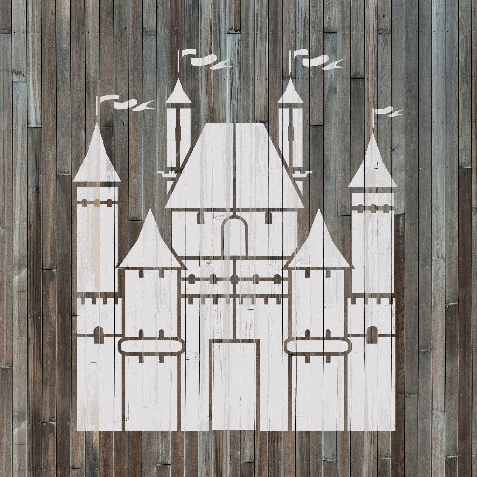 Castle Painting Stencil Reusable Stencils for DIY Wall Art and Home ...