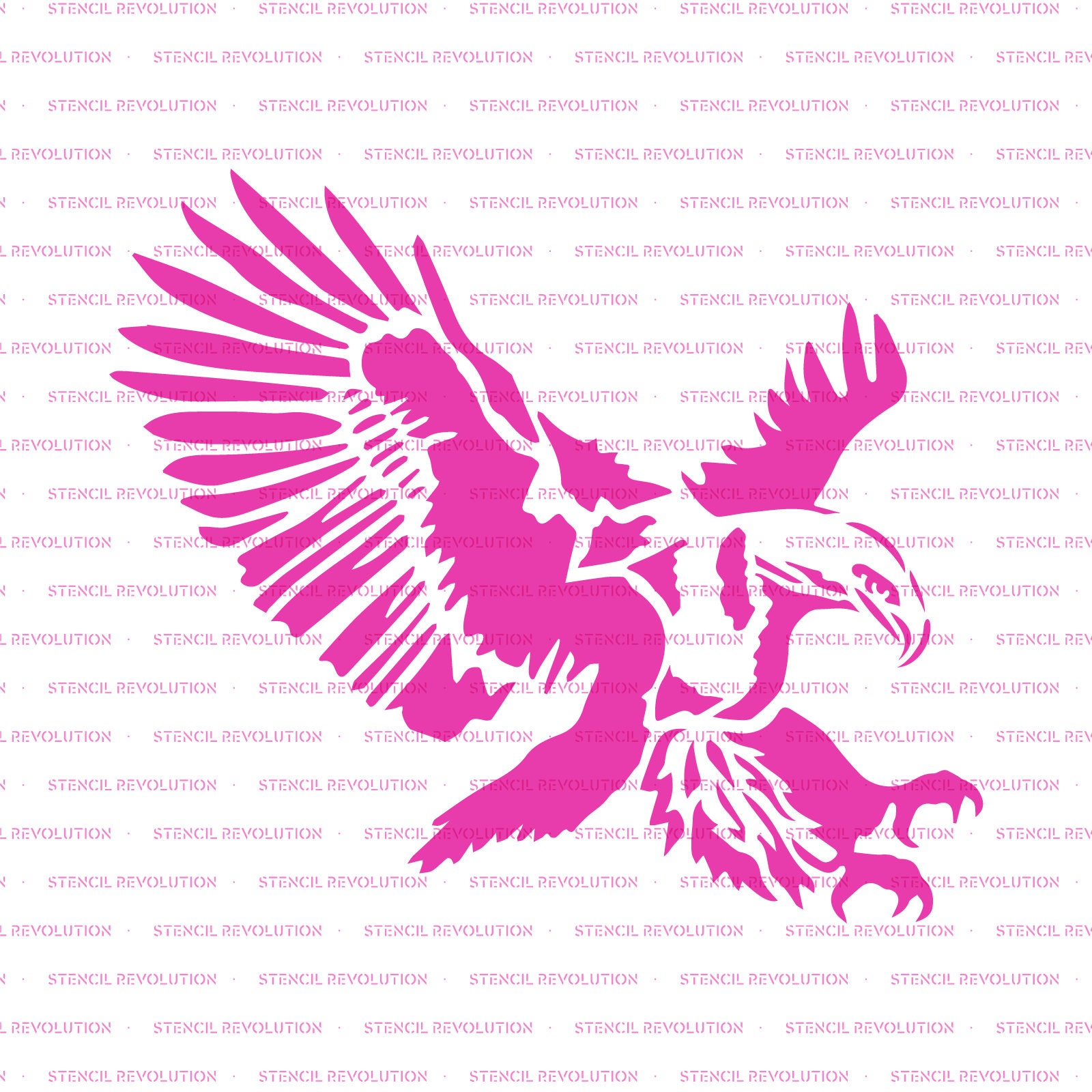 Eagle Stencil - Reusable Eagle Stencils, Bald Eagle Stencils, DIY Craft ...