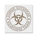 Zombie Outbreak Stencil - Zombie Stencil, Outbreak Stencil, Halloween ...