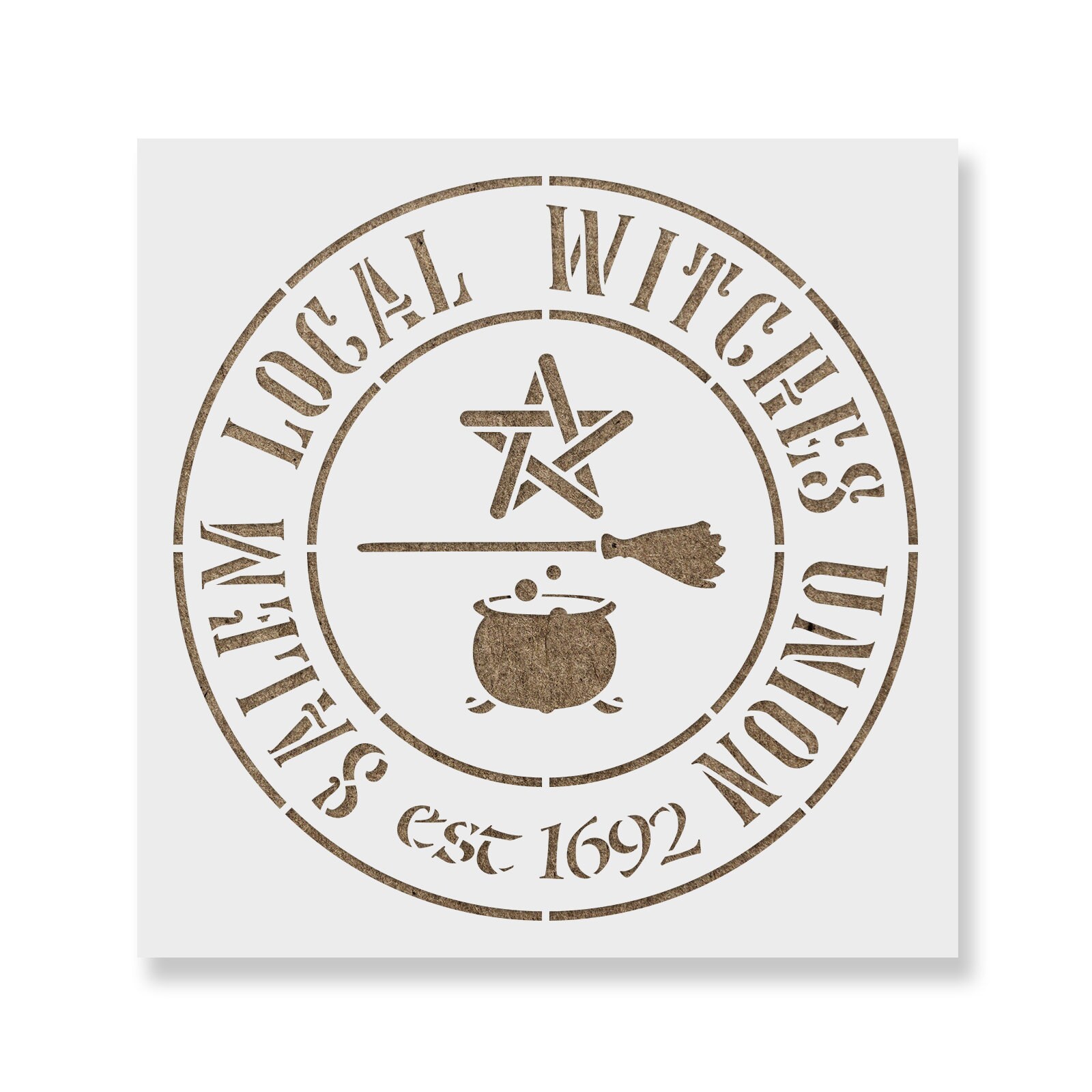 Salem Local Witches Union Stencil Durable & Reusable Mylar - Etsy