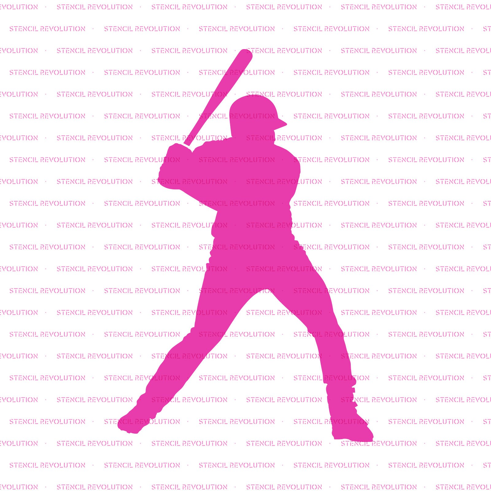 Baseball Player Stencil Baseball Stencil Baseball Stencils - Etsy