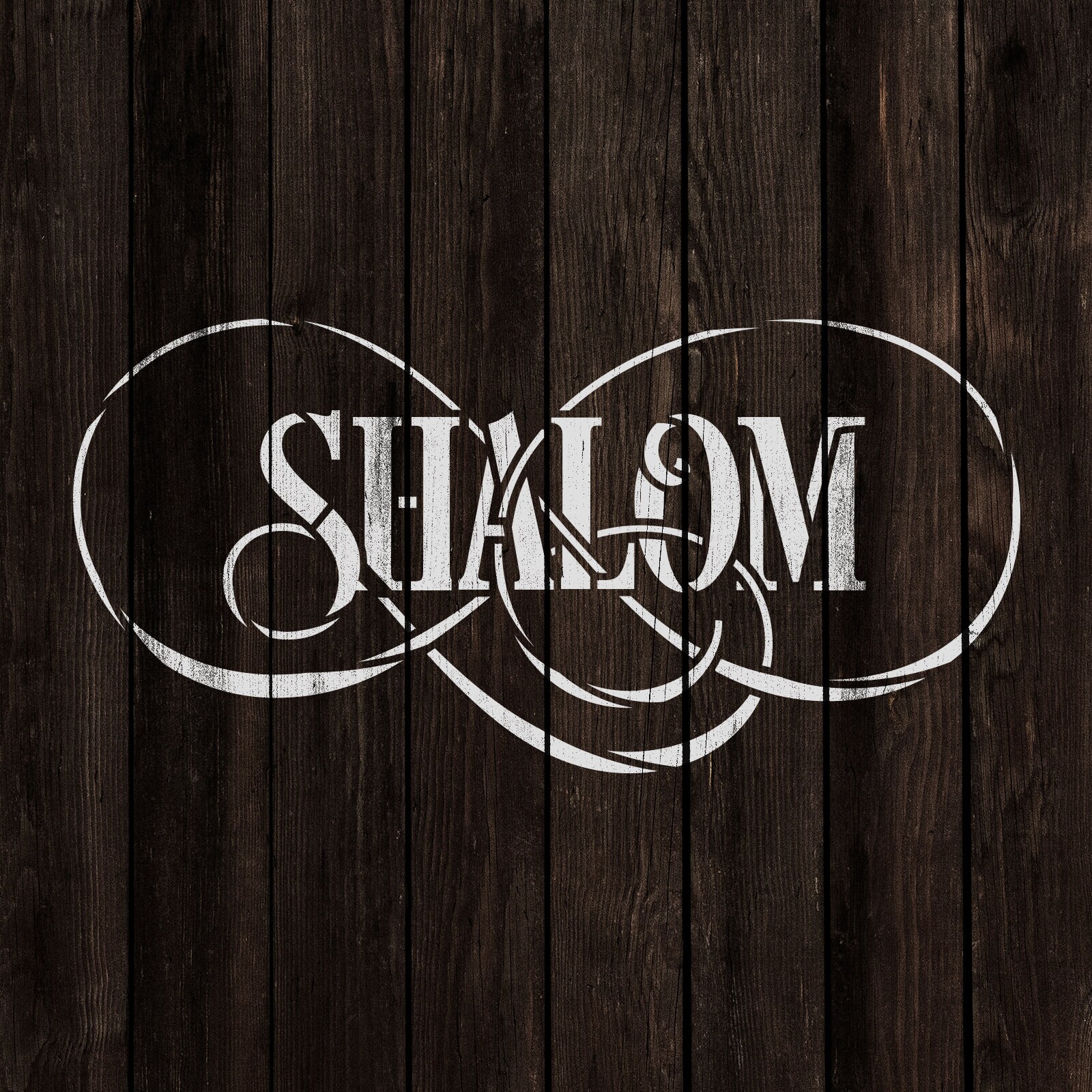 Shalom Stencil Reusable Shalom Stencils Shalom Stencil - Etsy