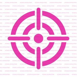 Bullseye Stencil - Bullseye Stencils, Bullseye, Bullseye Template ...