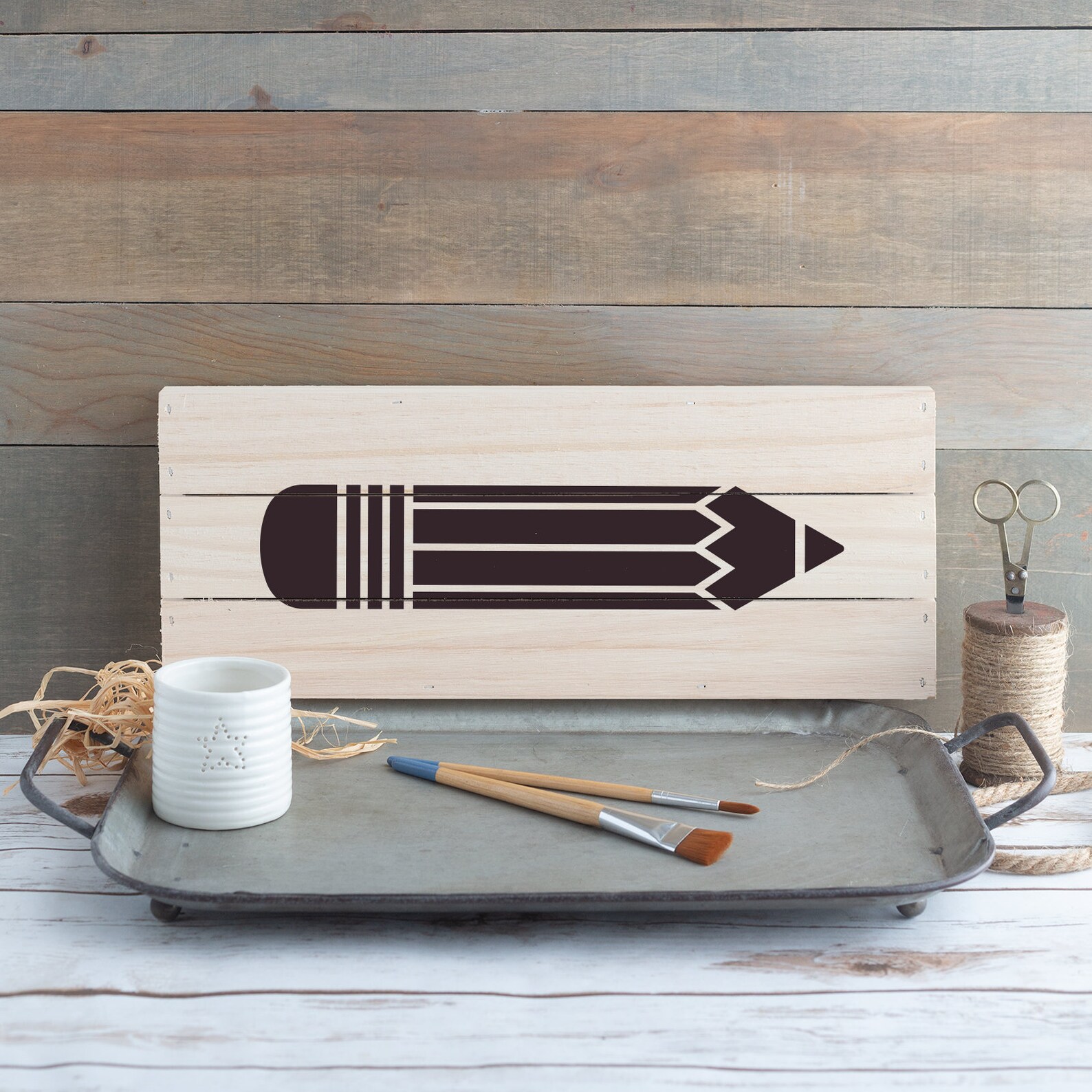 Pencil Craft Stencil - Pencil Stencils for Crafts, Mylar Pencil Stencil ...