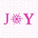 Joy Snowflake Stencil - Reusable DIY Christmas Stencils for Wood Signs ...
