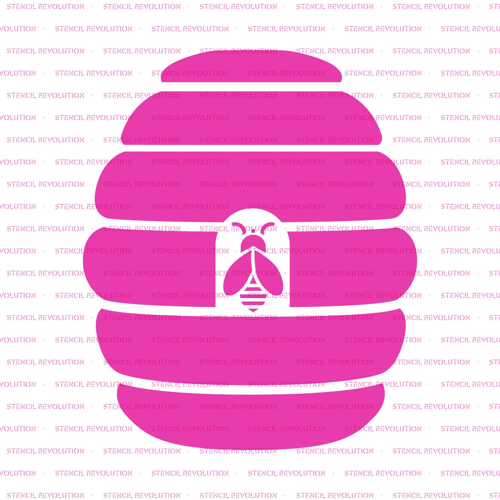 Beehive Stencil Reusable Beehive Stencils Large Beehive - Etsy