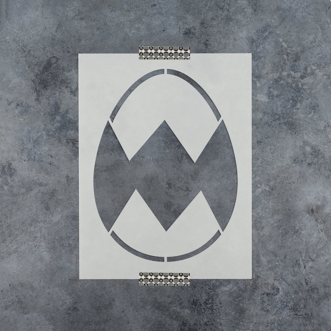 Easter Egg Diamond Stencil - Easter Egg Stencils for Painting, Easter Egg Stencil, Easter ...