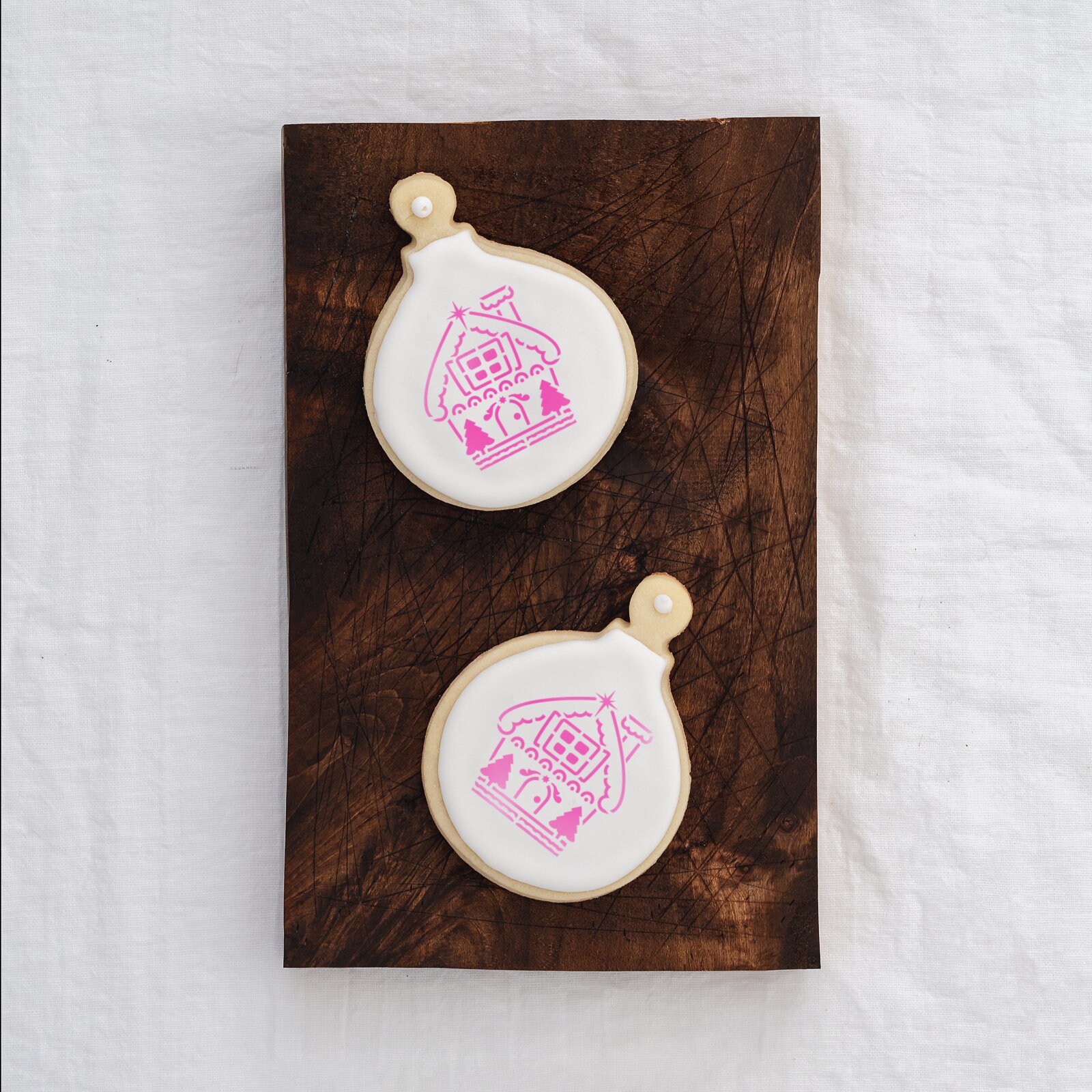 Gingerbread House Cookie Stencil Mylar Decorating Stencils for Icing ...
