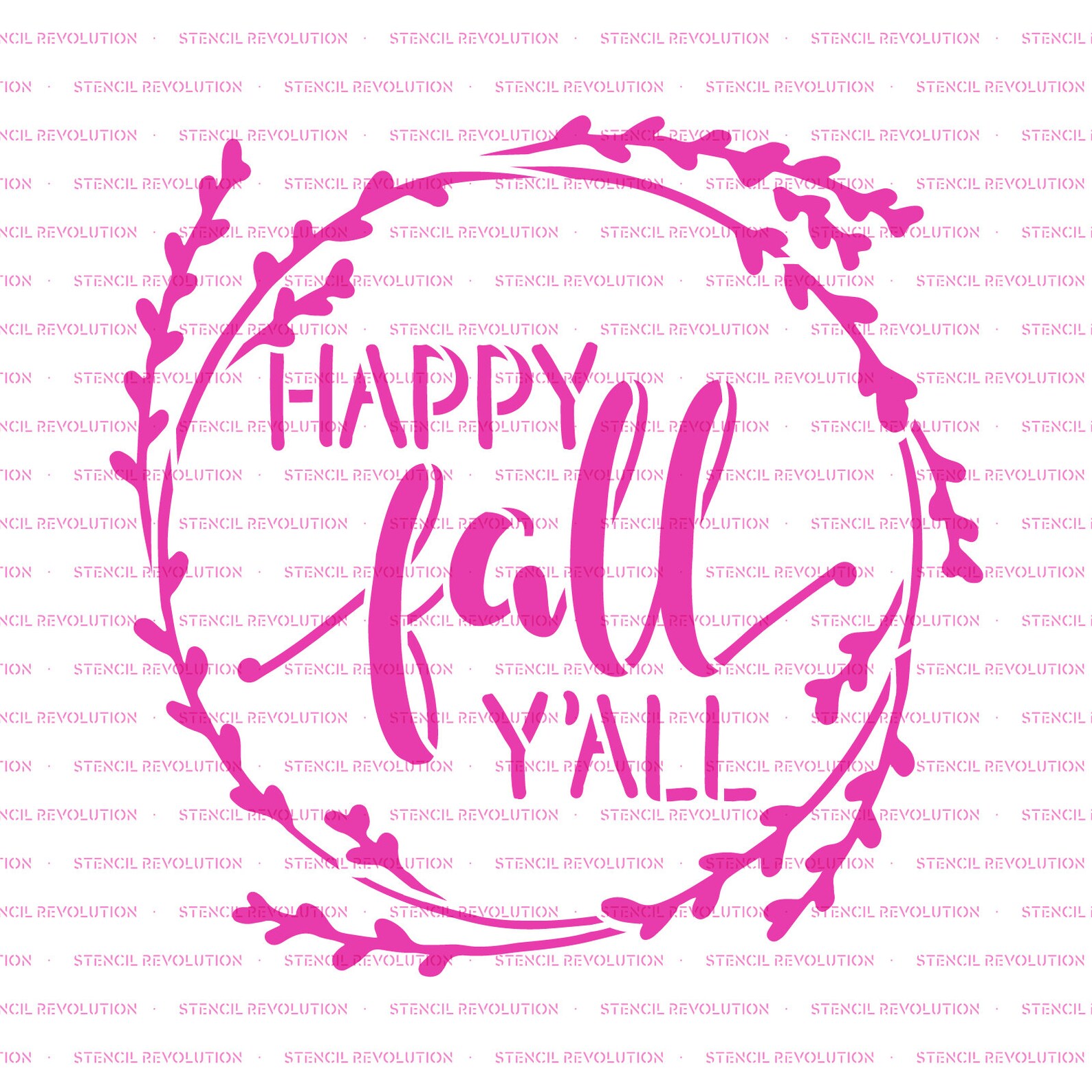 Happy Fall Yall Stencil - Fall Stencil, Happy Stencil, Fall Yall Stencil, Fall Stencils, Season ...