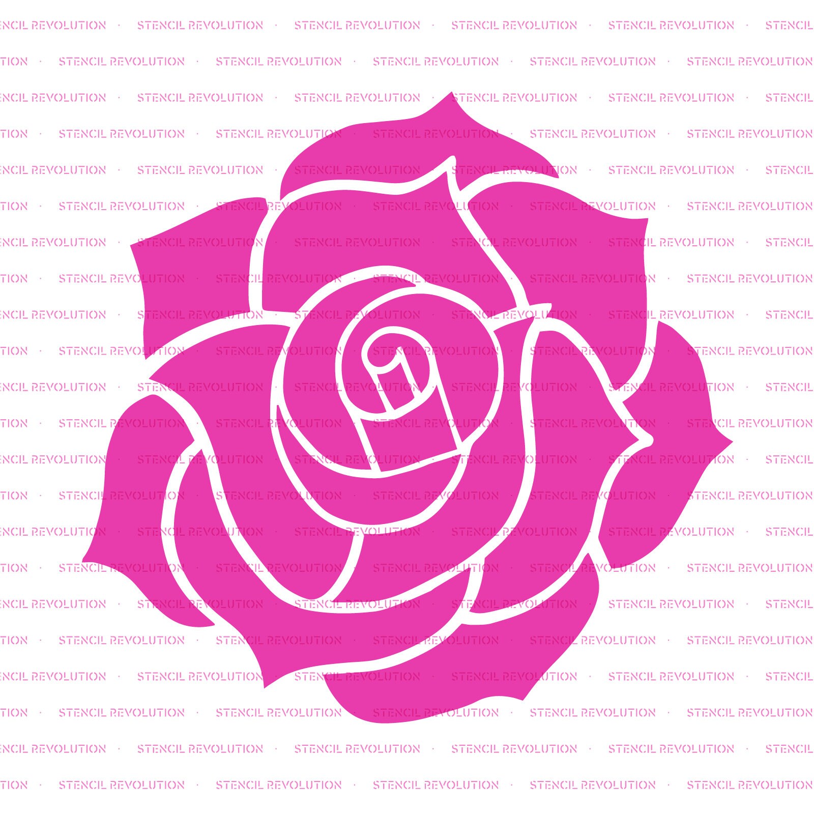 Rose Stencil Reusable Rose Stencils Flower Stencils Rose - Etsy