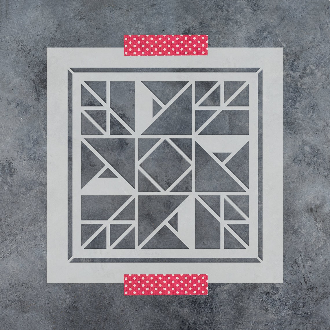 Prairie Star Barn Quilt Stencil for Farmhouse Crafts and Quilt Design ...