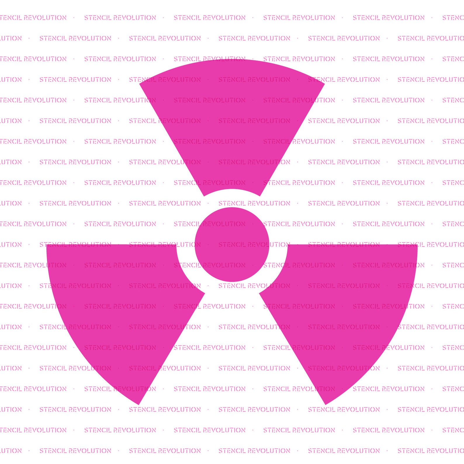 Radioactive Stencil Radioactive Symbol Radioactive Stencils - Etsy