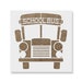 School Bus Stencil - Reusable School Bus Stencils, Large School Bus ...