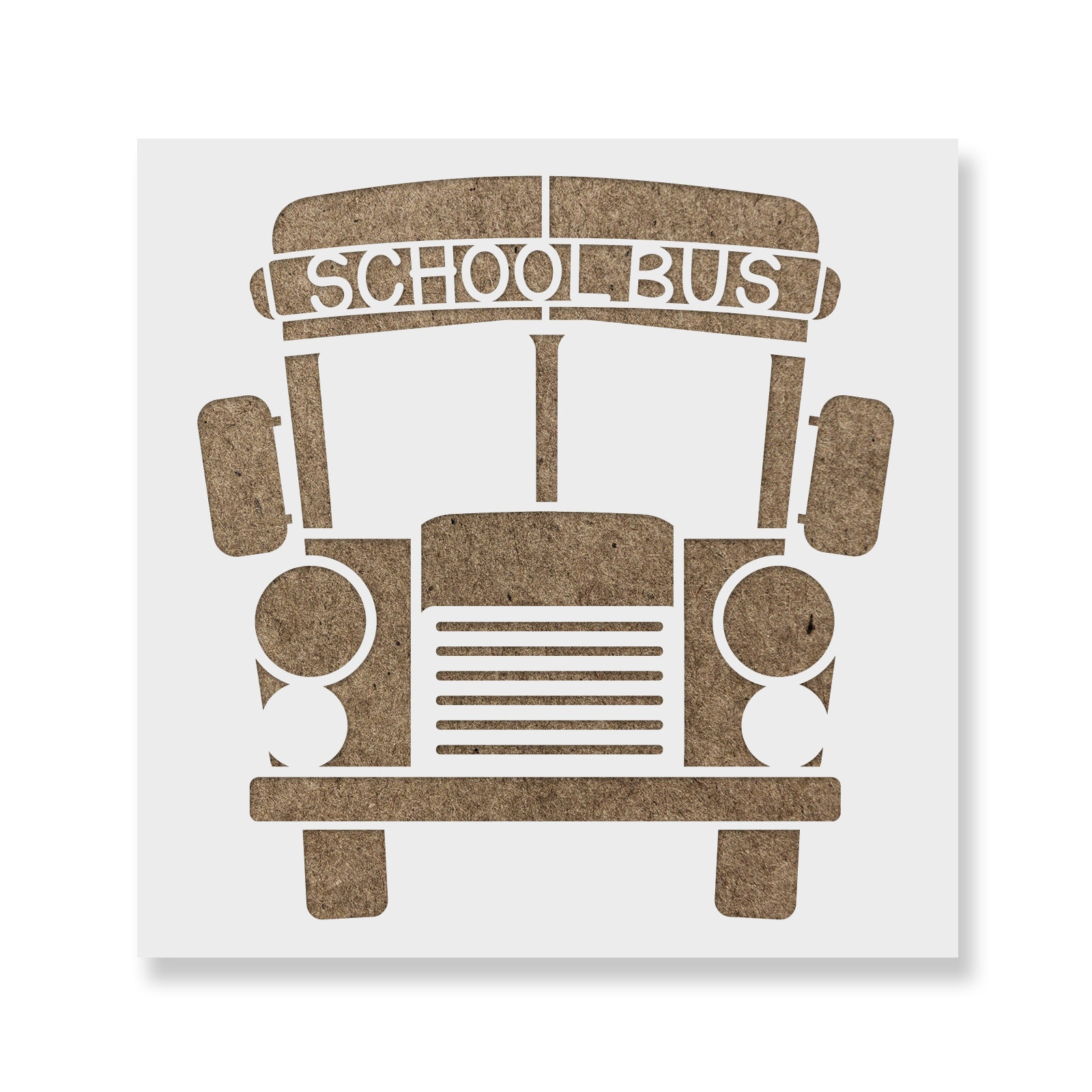 School Bus Stencil Reusable School Bus Stencils Large - Etsy