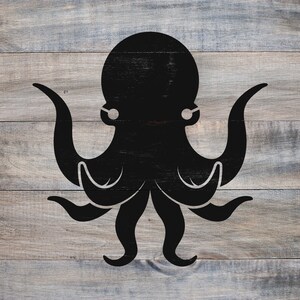 Octopus Stencil Octopus Template Large Octopus Stencils - Etsy