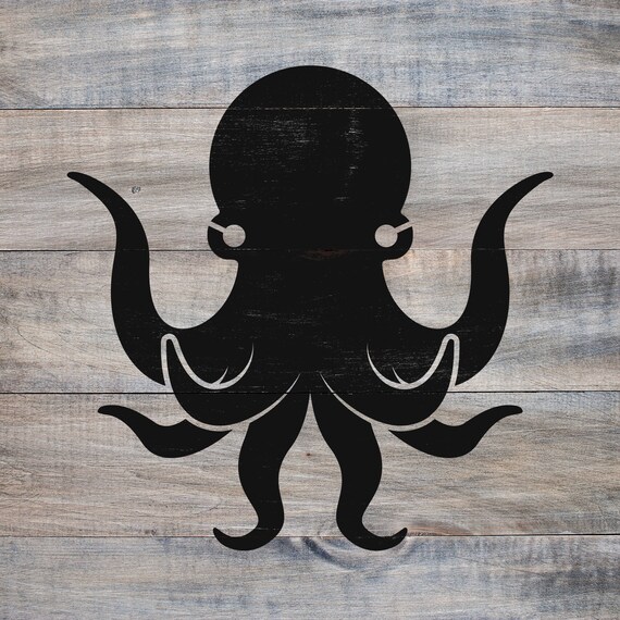 Octopus Wall Stencil