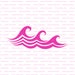 Waves Stencil - Ocean Stencil, Stencils, Waves Stencils, Ocean Wave ...