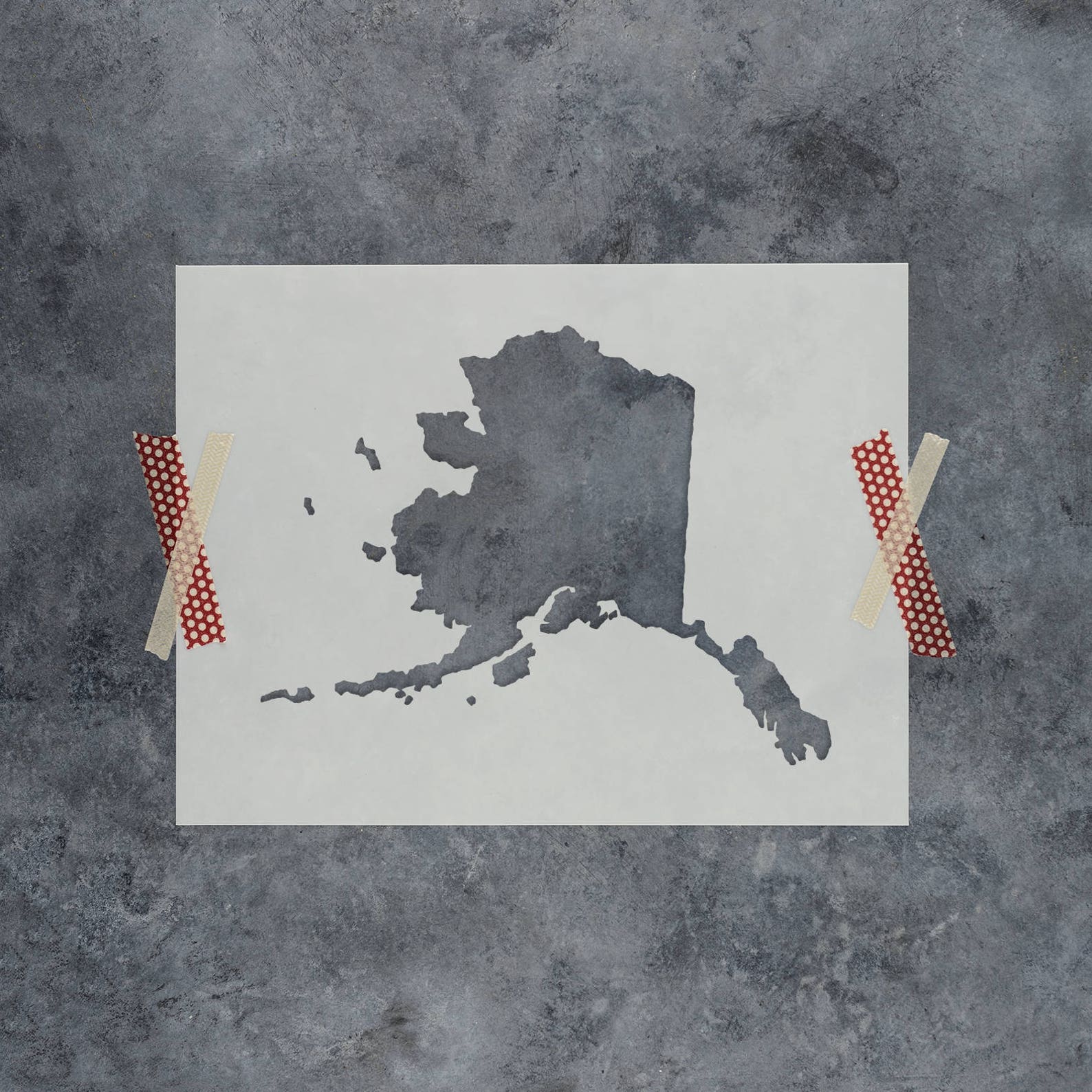 Alaska State Stencil Alaska Stencil Alaskan Stencils - Etsy