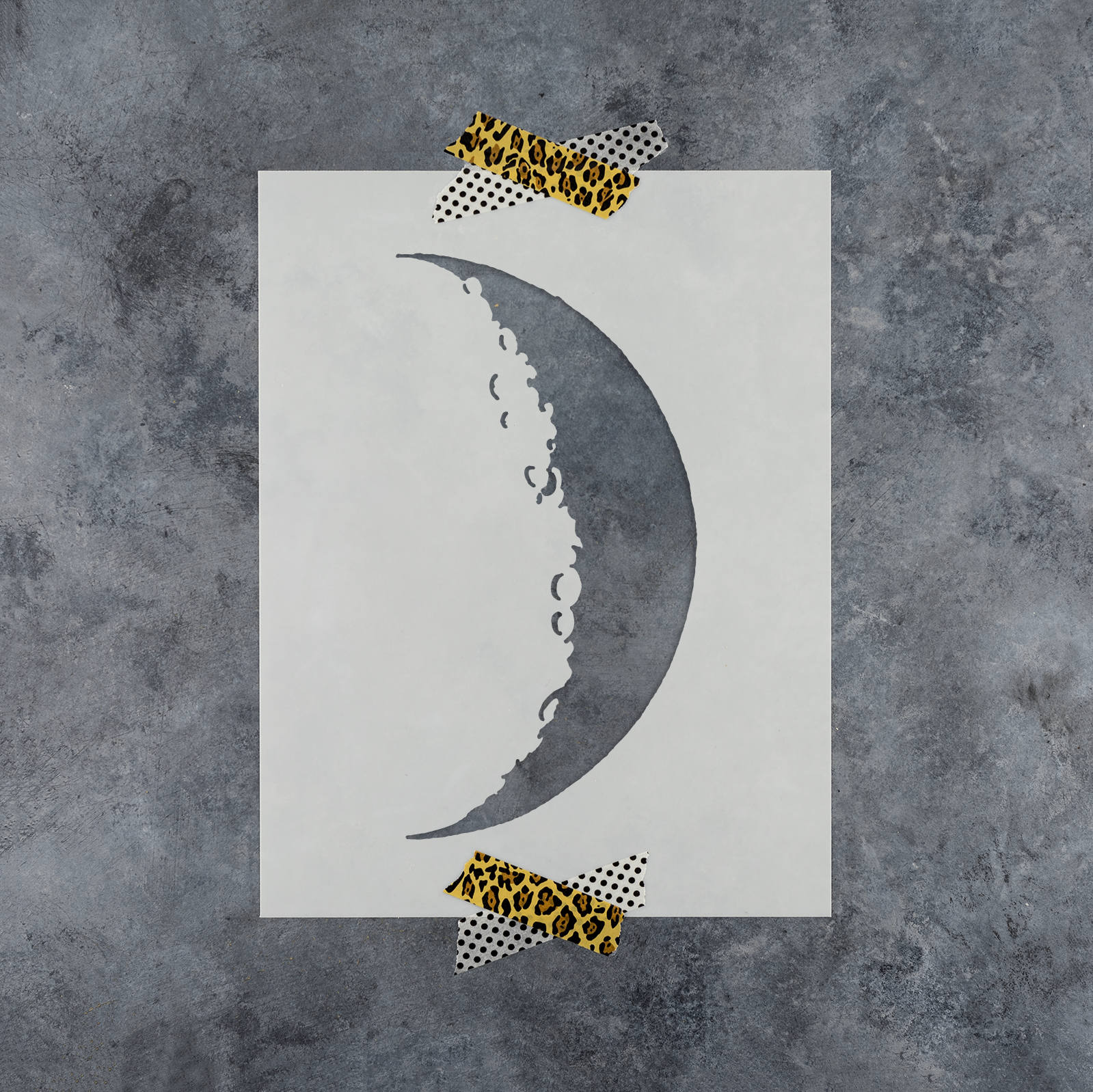 Crescent Moon Stencil Moon Stencil Moon Stencils Crescent - Etsy