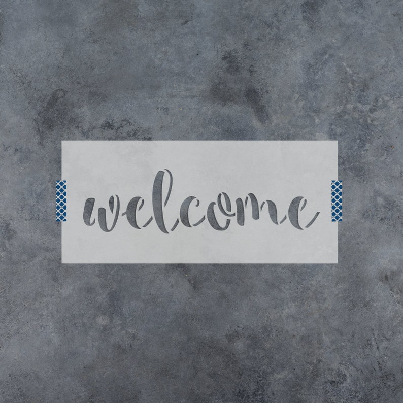Welcome Stencil Welcome Stencils Welcome Sign Stencils - Etsy