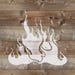 Flames Stencil Template for Fire, Blaze, Inferno, Bonfire, Campfire ...