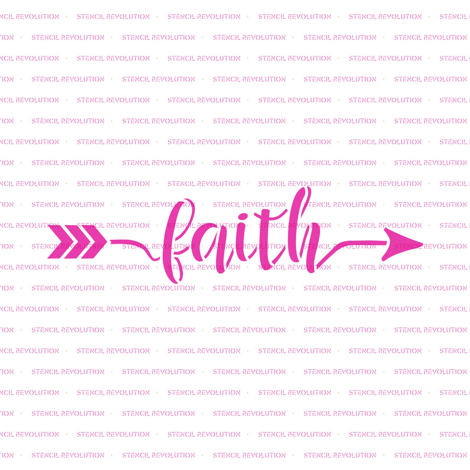 Faith Arrow Stencil Faith Stencil Faith Stencils Word - Etsy
