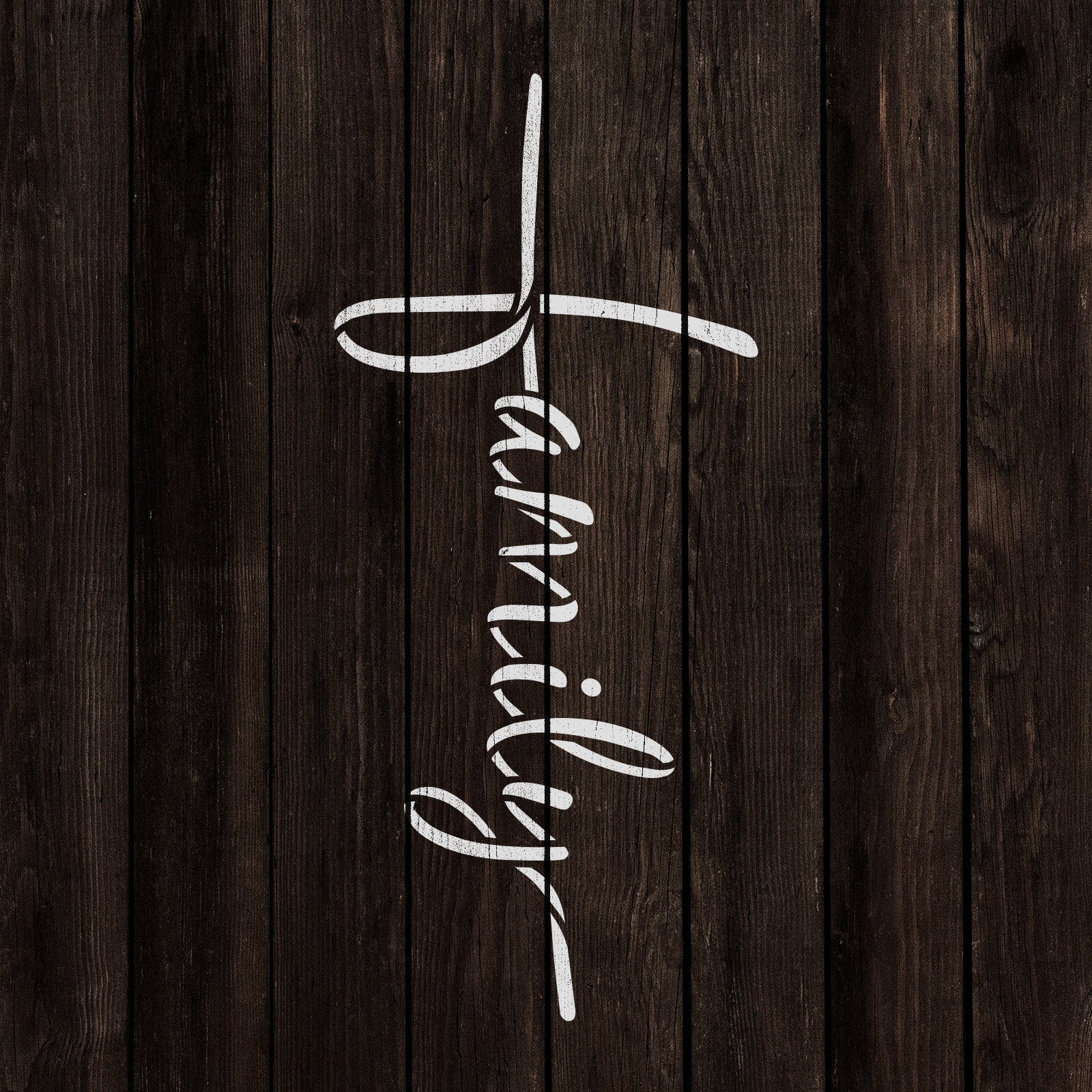 Family Cross Stencil for Bible, Faith, Jesus, God, Religion, Church ...