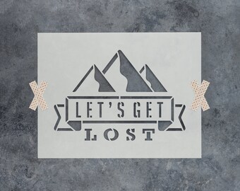 Lets Get Lost Sign - Etsy