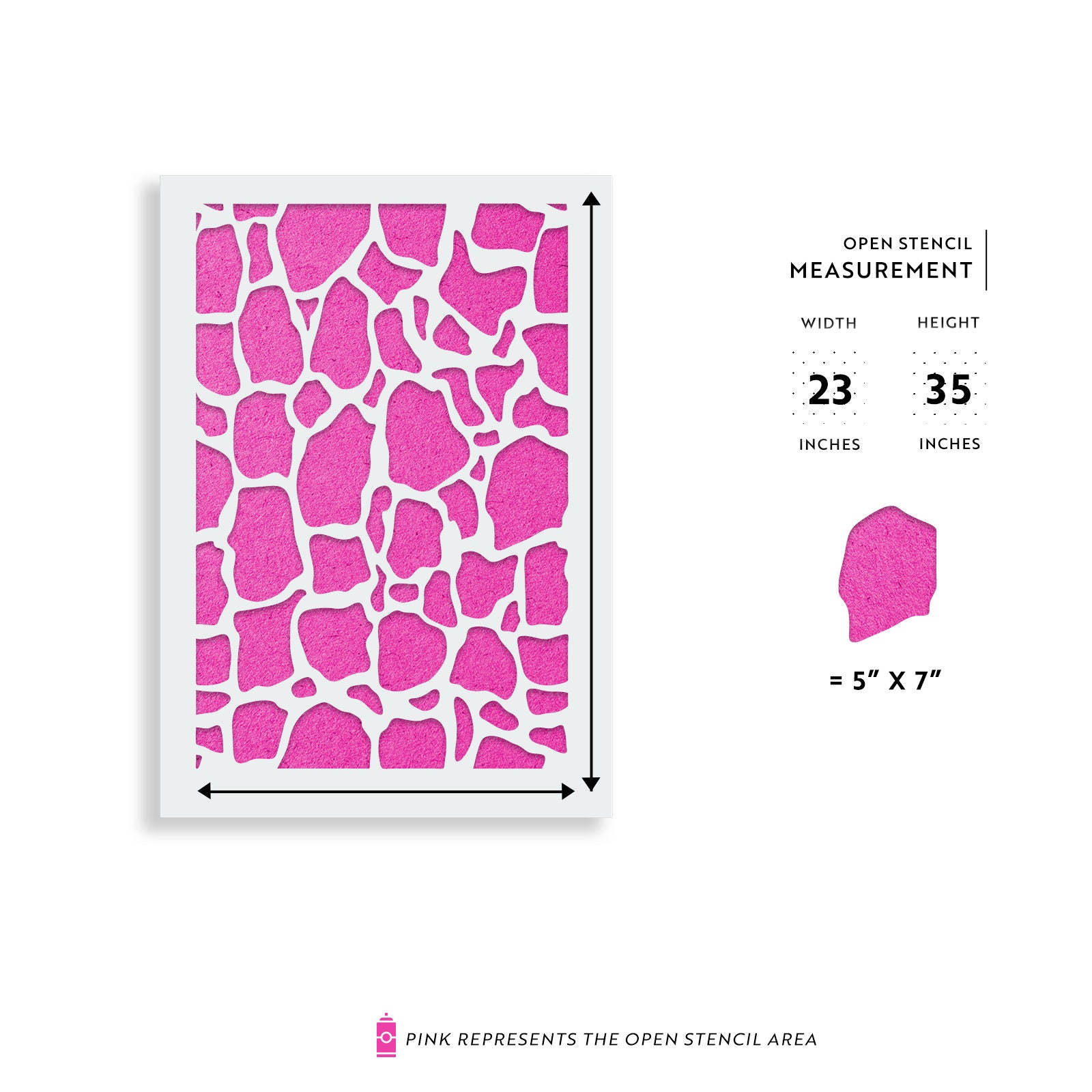 Rock Wall Pattern Wall Stencil - Decorate Your Home for Less - Use This ...